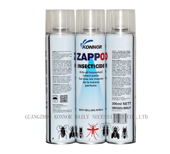 750ml Flying Insect Killer Spray , Aerosol Anti Mosquito Insecticide Spray