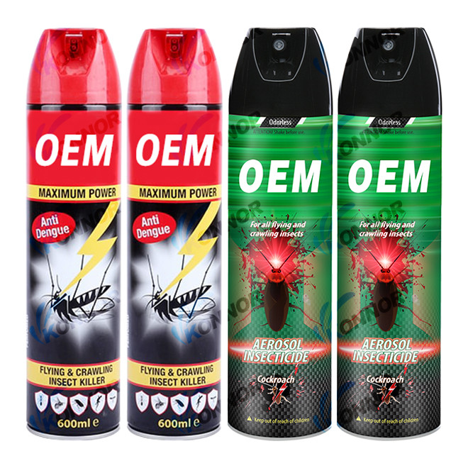 Anti Mosquitoes Aerosol Insecticide Sprayer , 300ml Insect Killer Spray
