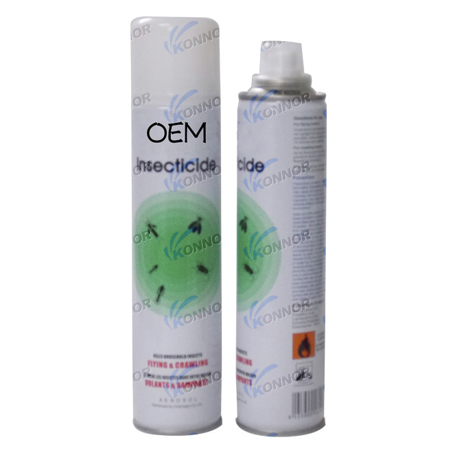 Tetramethrin Permethrin Aerosol Flying Insecticide Spray 300ml