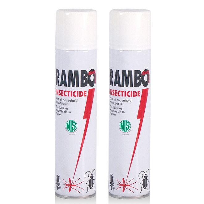 Rambo Aerosol Flies Crawling Insect Spray Household Insecticide Roach ...